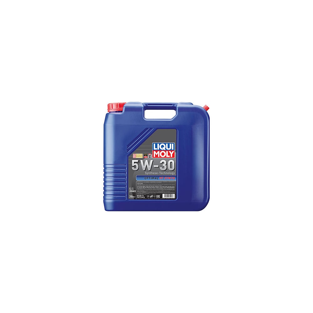 НС-синтетическое моторное масло LIQUI MOLY Optimal HT Synth 5W-30 A3/B4 ...