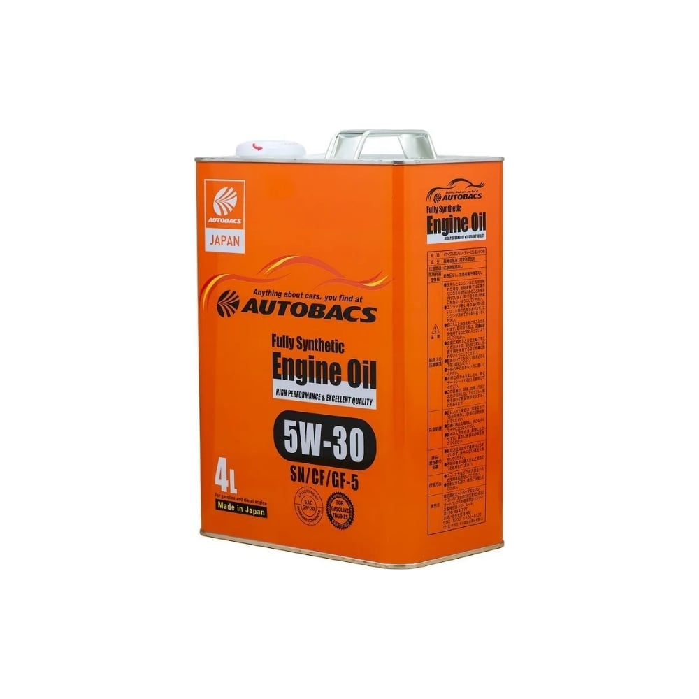  AUTOBACS 5w 30 Engine Oil Api Sn cf Ilsac Gf 5 Synthetic