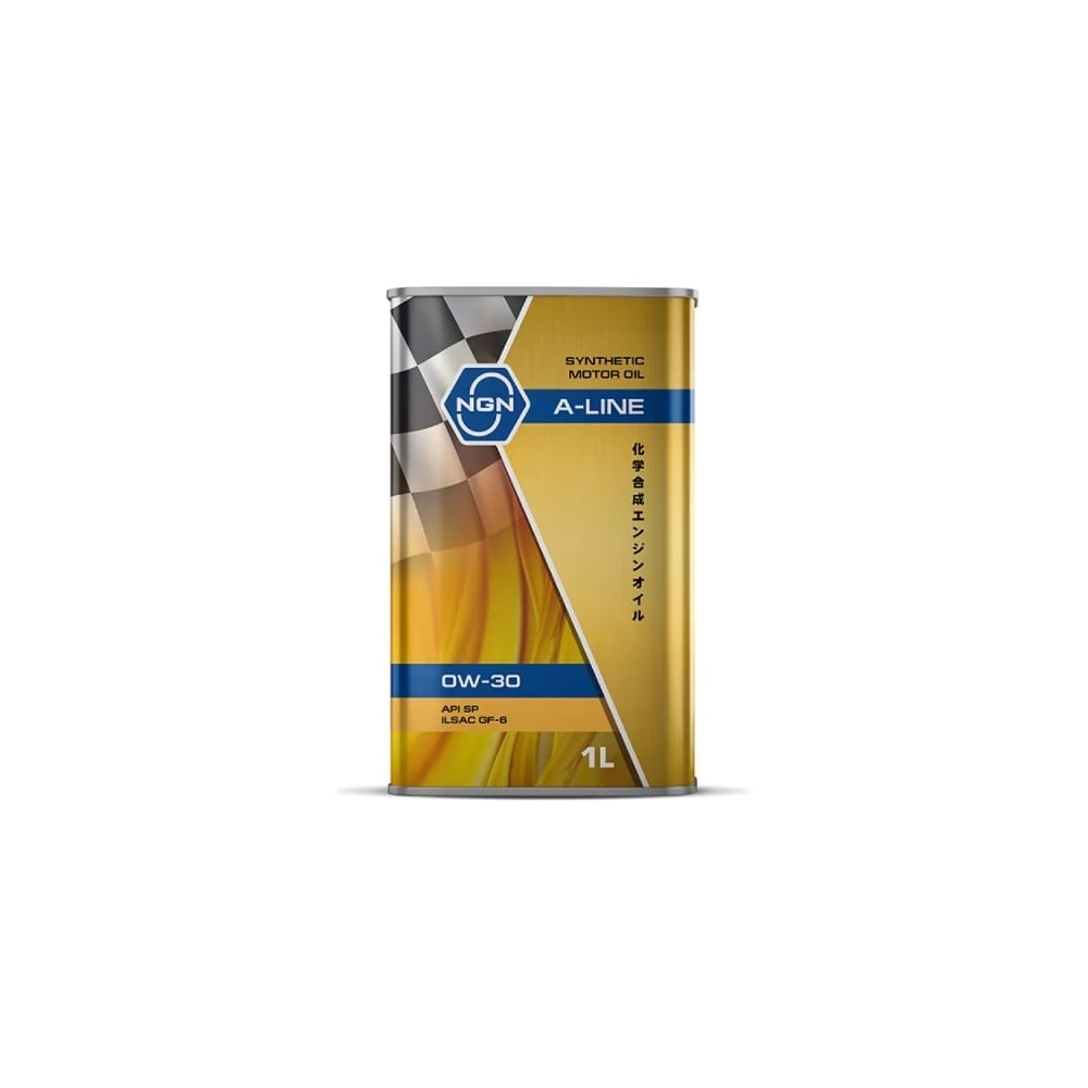 Моторное масло NGN A-LINE 0W-30, синтетическое, 1 л V182575110 ...