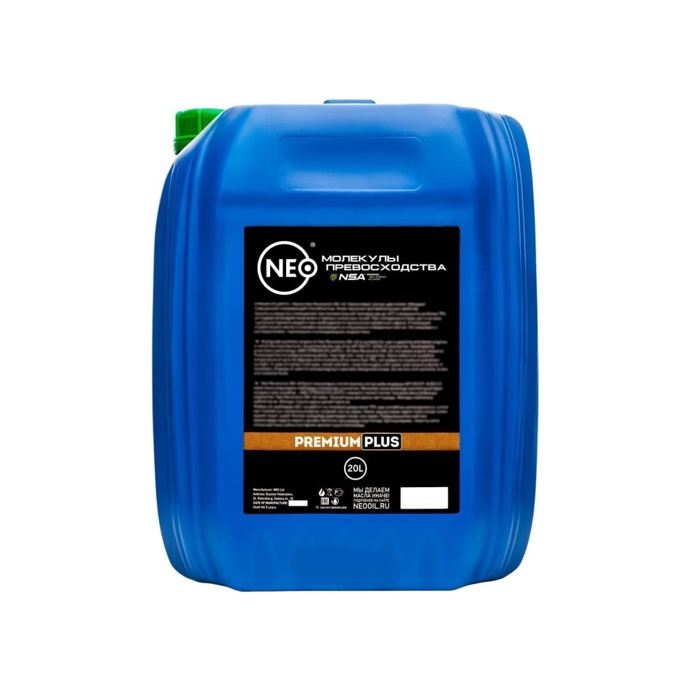 Моторное масло NEO Heavy Formula A 5w40, синтетическое, CI-4 plus/SM ...