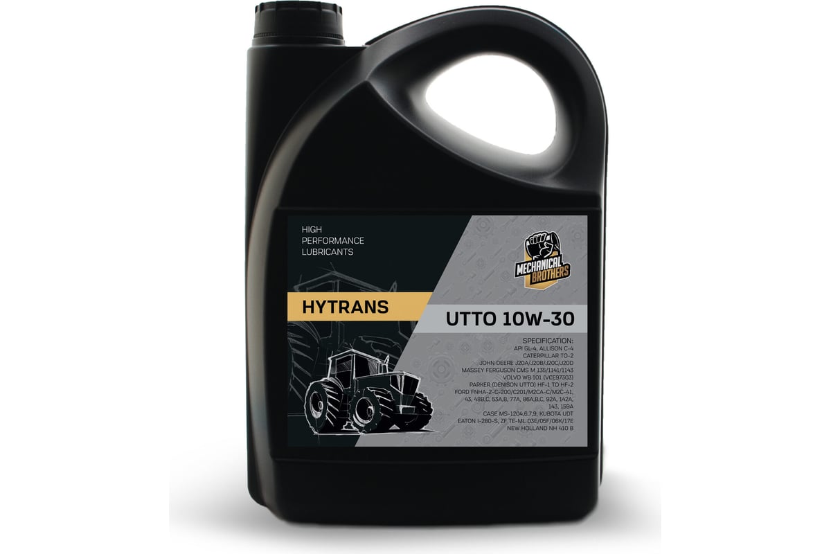 Моторное масло MECHANICAL BROTHERS Mb hytrans utto 10w-30, 5 л ...