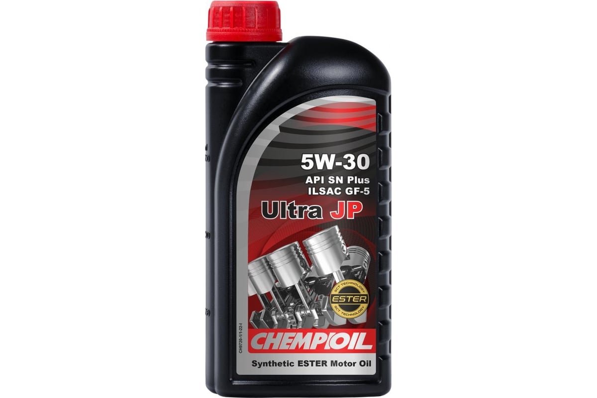 Моторное масло CHEMPIOIL Ultra JP 5W-30, синтетическое, 1 л CH9720-1 ...