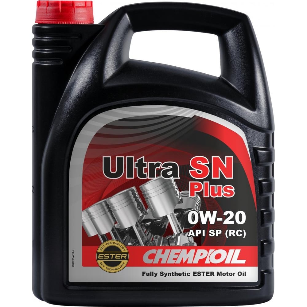Моторное масло CHEMPIOIL Ultra SN Plus 0W-20, синтетическое, 4 л CH9725 ...