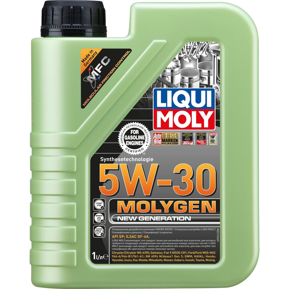 Моторное масло LIQUI MOLY Molygen New Generation НС-синтетическое, 5W ...