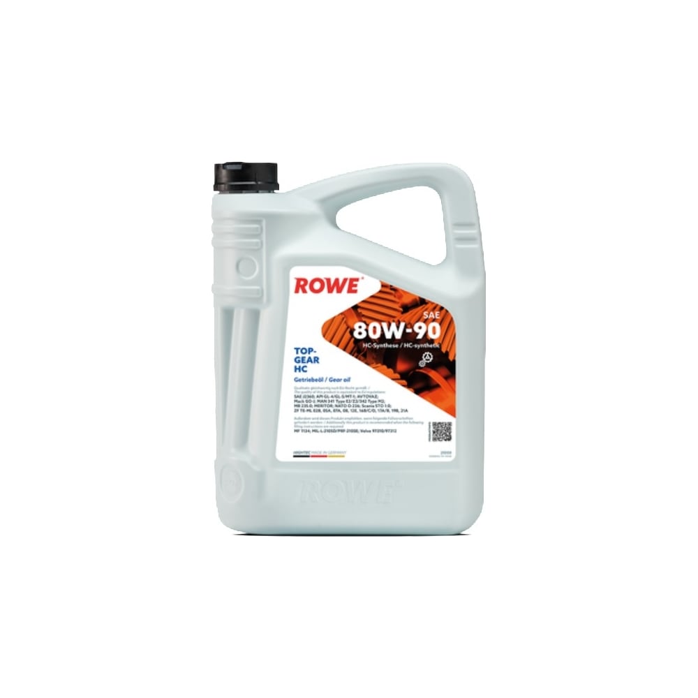 Трансмиссионное масло ROWE HIGHTEC TOPGEAR SAE 80W-90 HC 25000-0050-99 ...