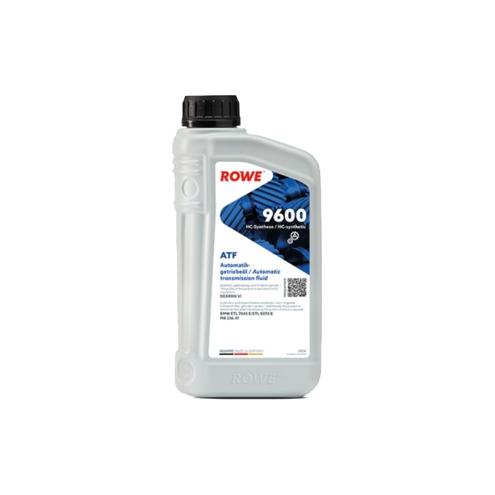 Трансмиссионное масло ROWE HIGHTEC ATF 9600 25036-0010-99 - выгодная ...