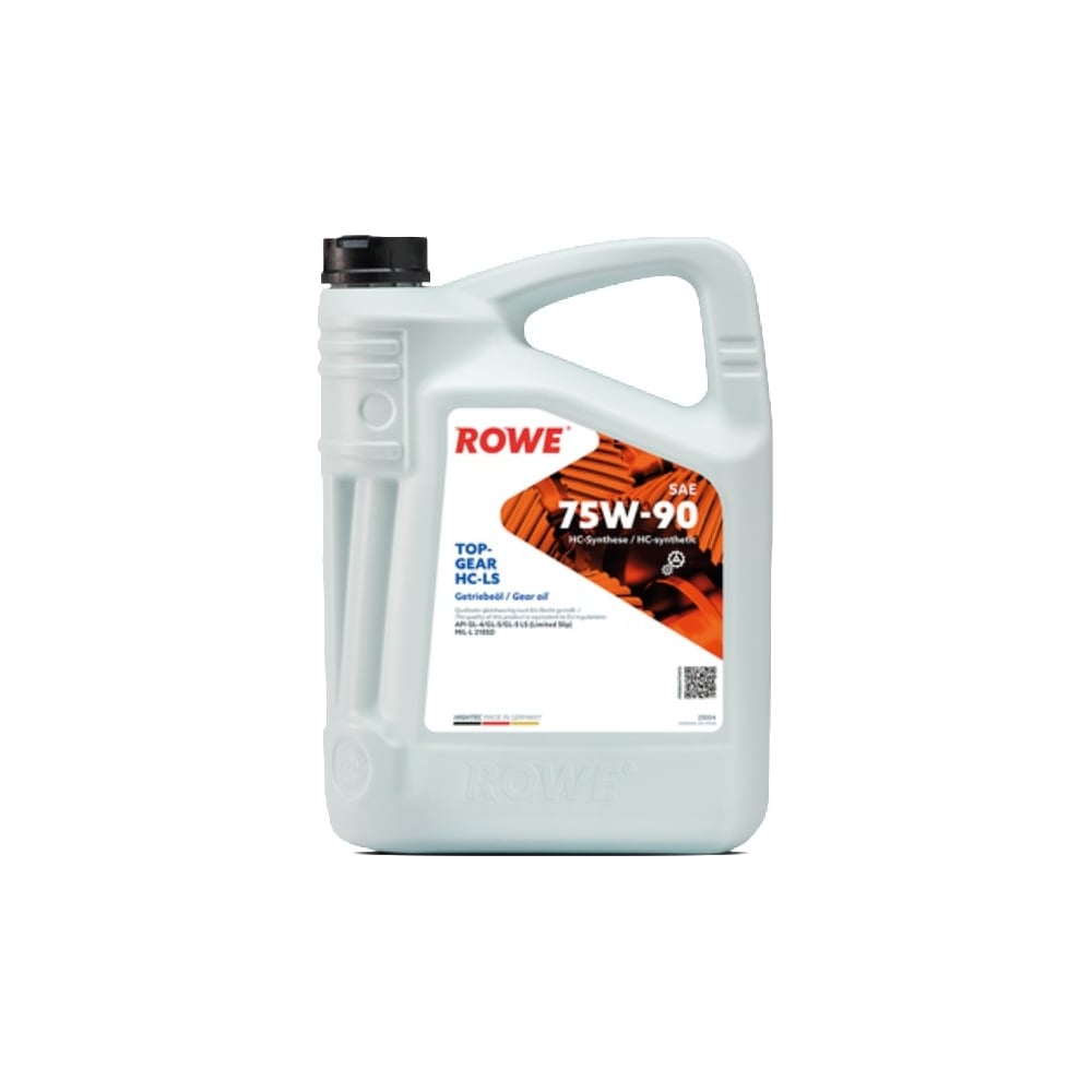 Трансмиссионное масло ROWE HIGHTEC TOPGEAR SAE 75W-90 HC-LS 25004-0050-99 - выгодная цена ...