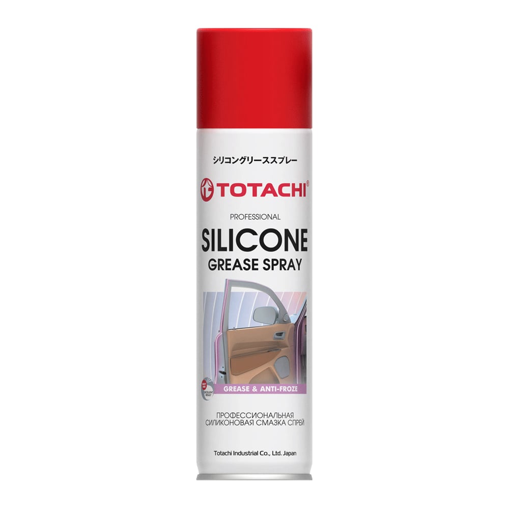 Профессиональная силиконовая смазка спрей TOTACHI SILICONE SPRAY 0,335л ...