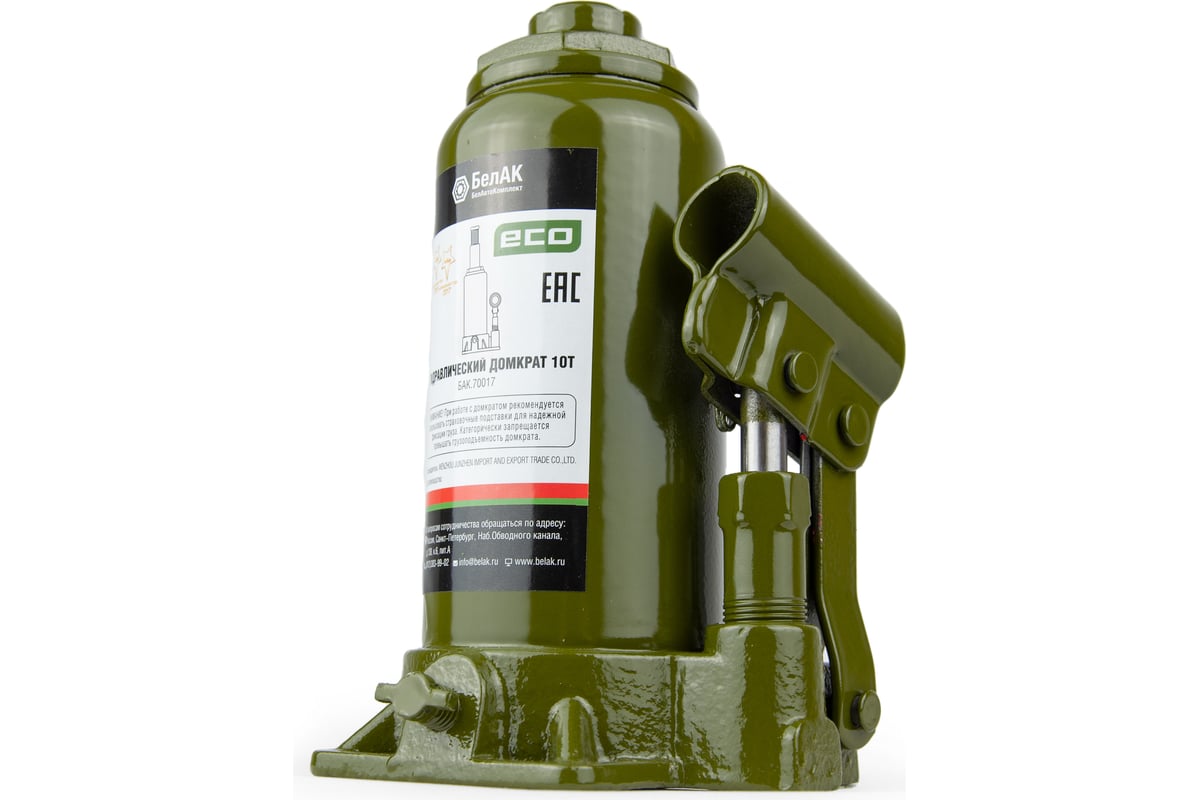 Гидравлический домкрат БелАК 10 т, ECO БАК.70017 - купить для ...