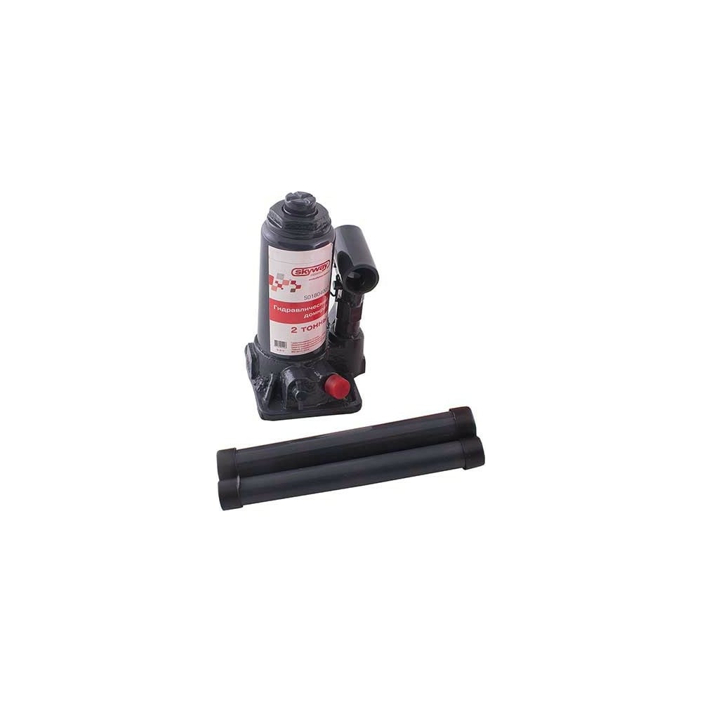 Гидравлический бутылочный домкрат SKYWAY 2т h 148-278 мм с клапаном в ...