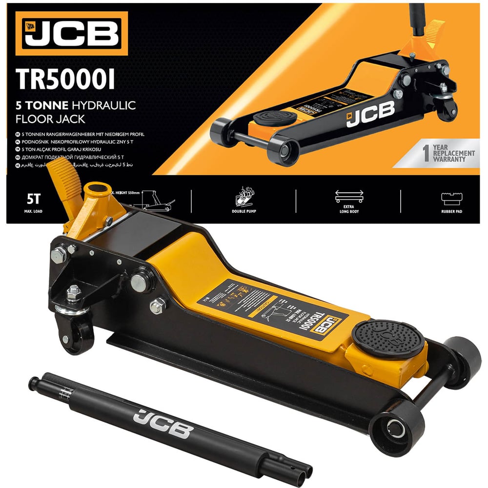 Домкрат подкатной гидравлический JCB 5т -TR50001(58125) JCB-TR50001 ...