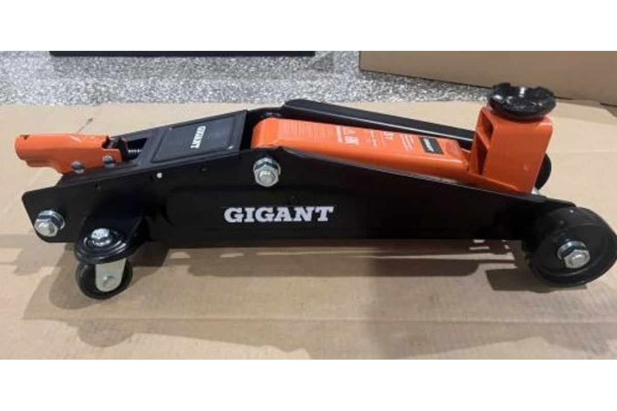 Подкатной домкрат Gigant 3т увеличенная высота подъема, подхват-192мм ...