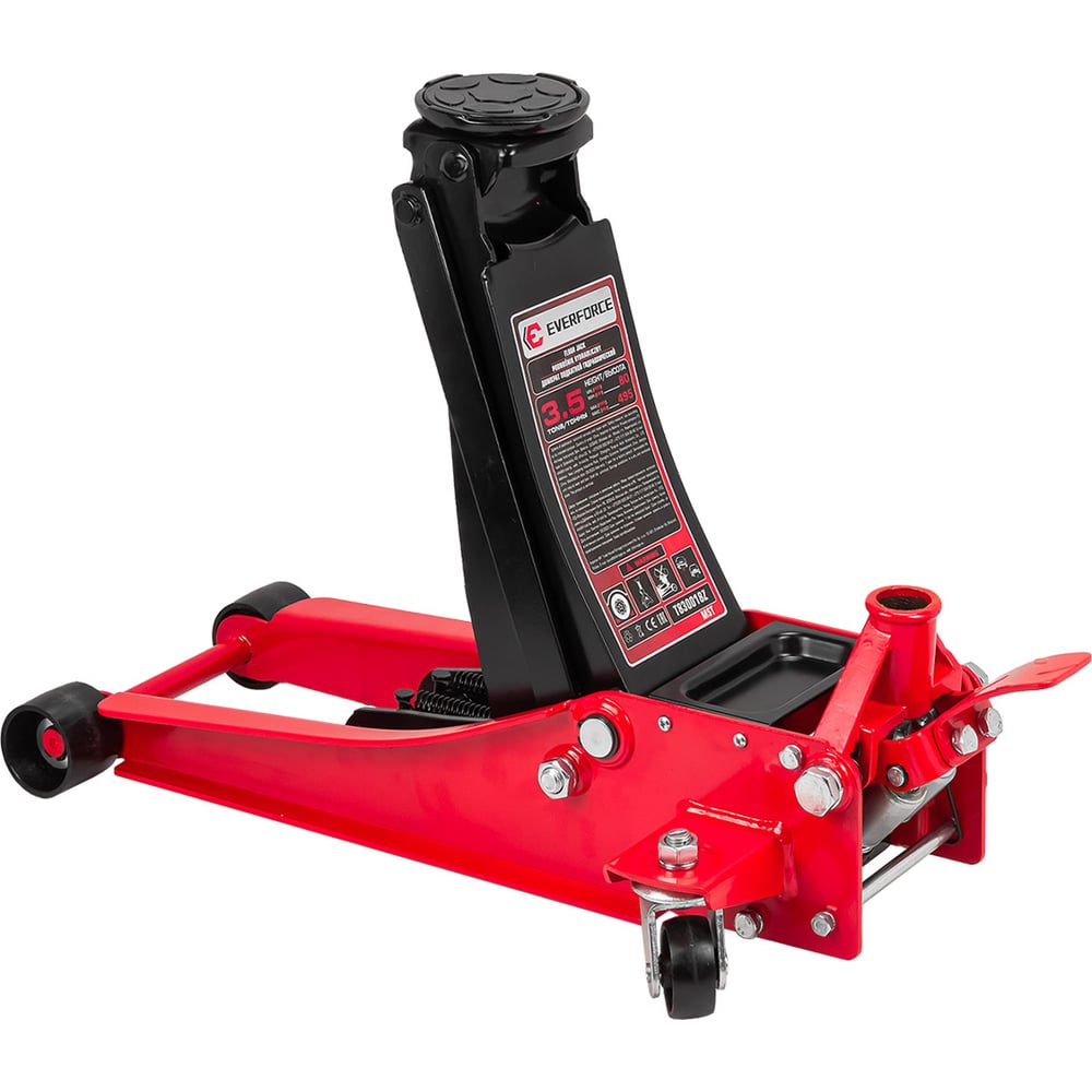 Домкрат подкатной гидравлический EVERFORCE EF-T830018Z 3.5 т, h min 80 мм, h max 495 мм MST ...