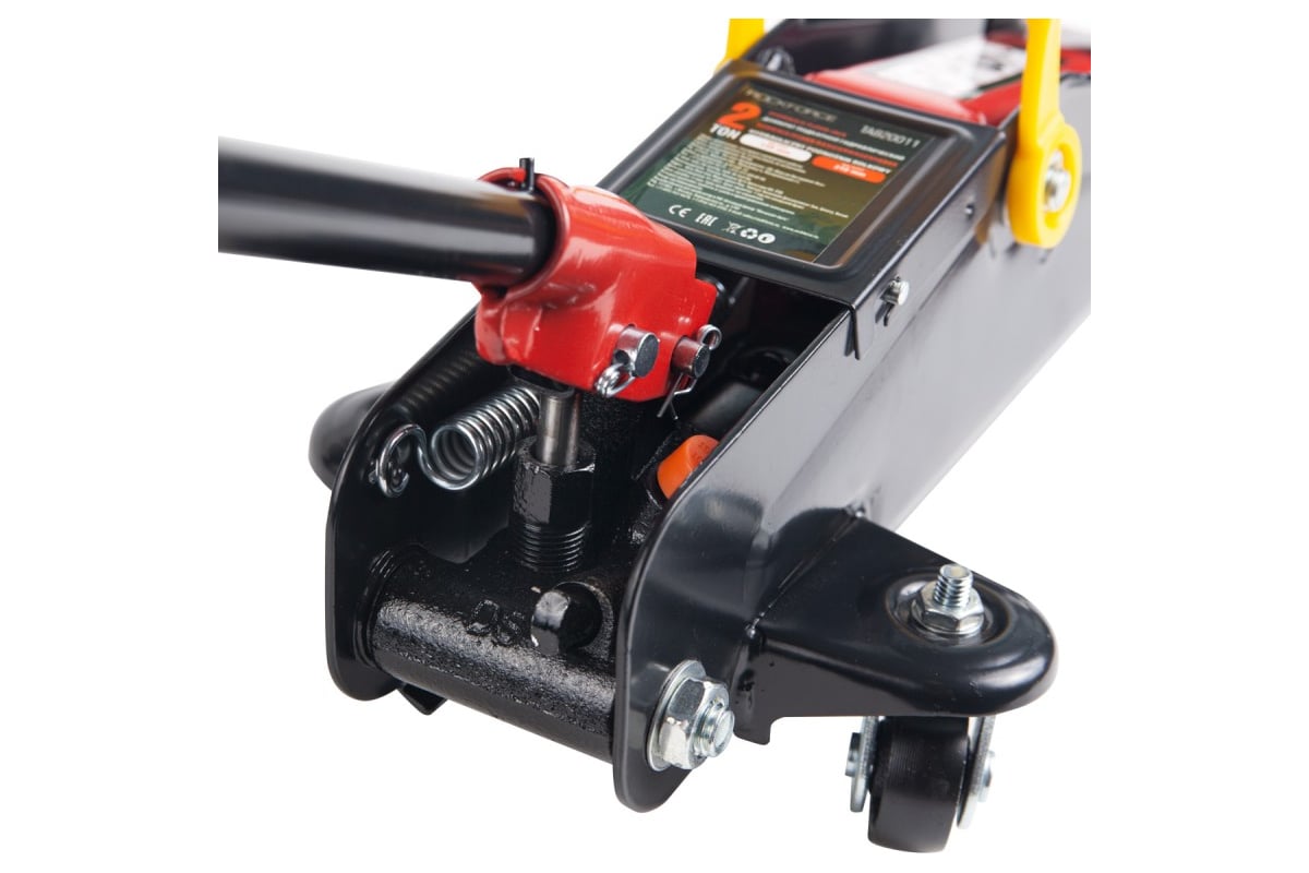 Домкрат Rockforce подкатной гидравлический 2т h min 135мм, h max 310мм ...