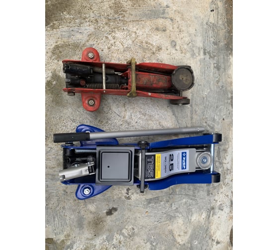 Гидравлический подкатной домкрат 2,5т, 90-360мм, ЗУБР Профессионал T65 43057-2.5 - купить для ...