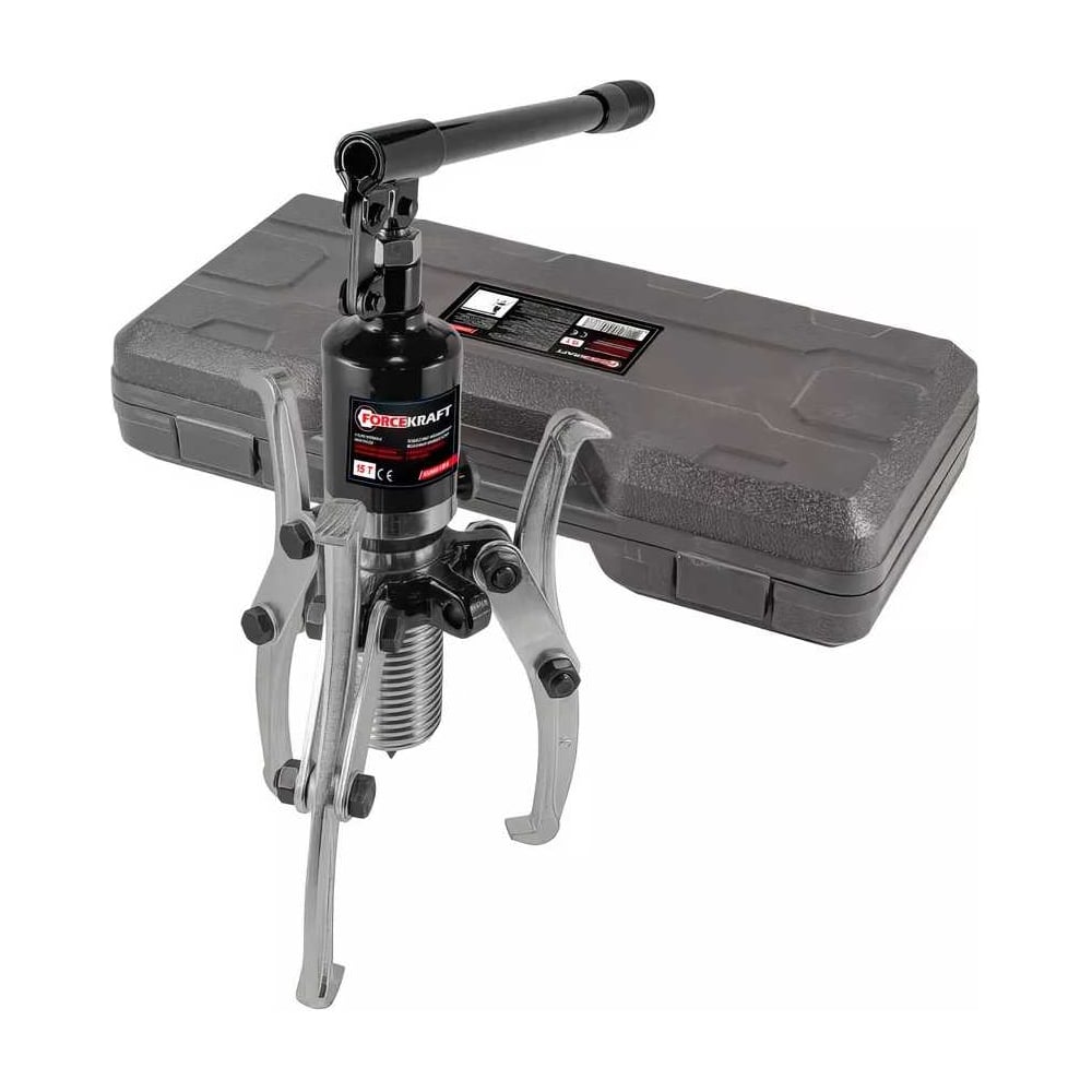 Двух-трехлапый переставной гидравлический съемник Forcekraft 15т fk ...