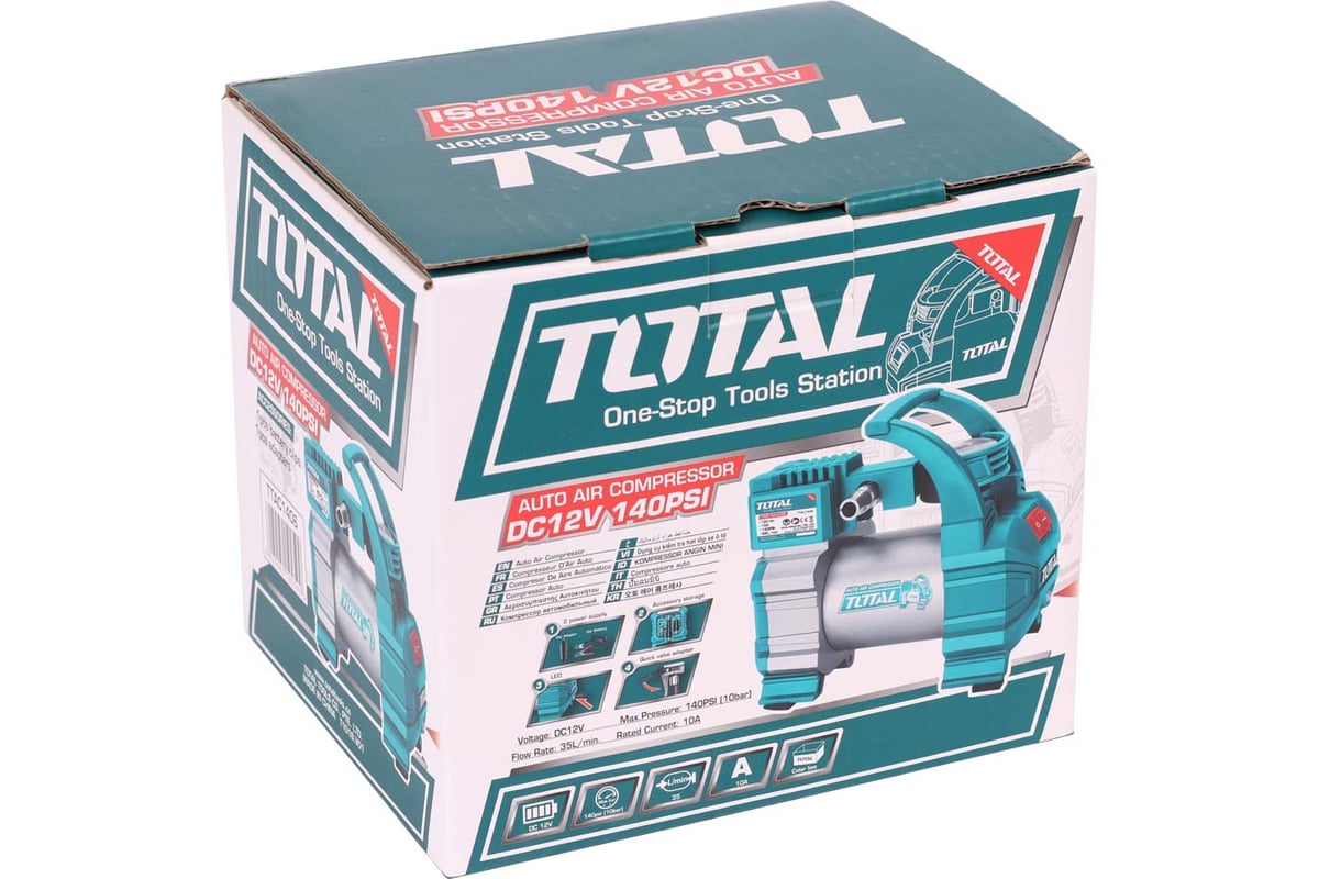 Автомобильный компрессор TOTAL TTAC1406 - выгодная цена, отзывы ...