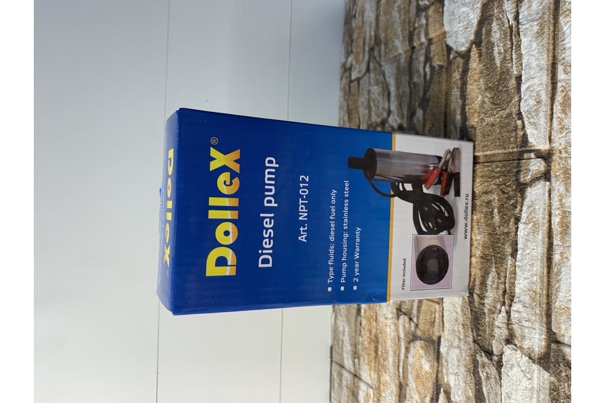 Погружной насос перекачки топлива DolleX 12V, 30 л/мин, с фильтром NPT ...