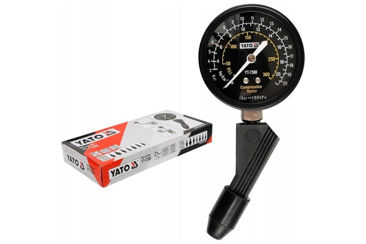Компрессометр YATO max 21 BAR YT-7300 - выгодная цена, отзывы ...