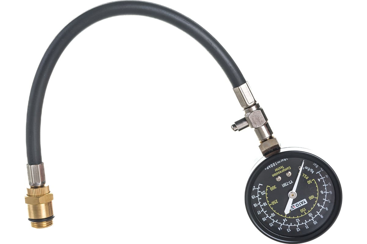 Компрессометр YATO max 21 бар, с гибким шлангом YT-7301 - выгодная цена ...