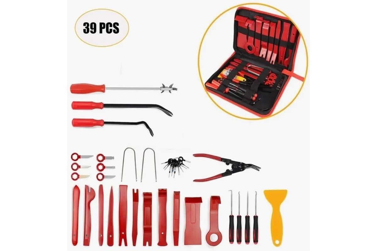 Набор съемников обшивки авто Vitatools 39шт nabor-39 - выгодная цена, отзывы, характеристики ...