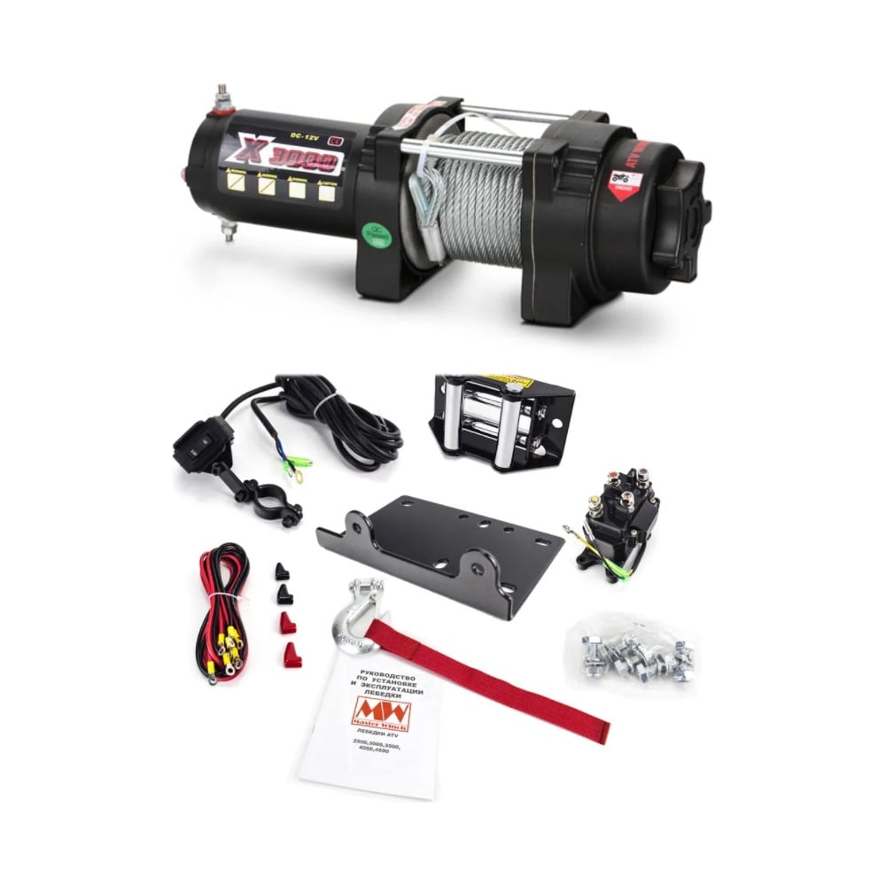 Электрическая лебедка для квадроцикла Master-Winch MW X 3000 12 В 4.01 ...