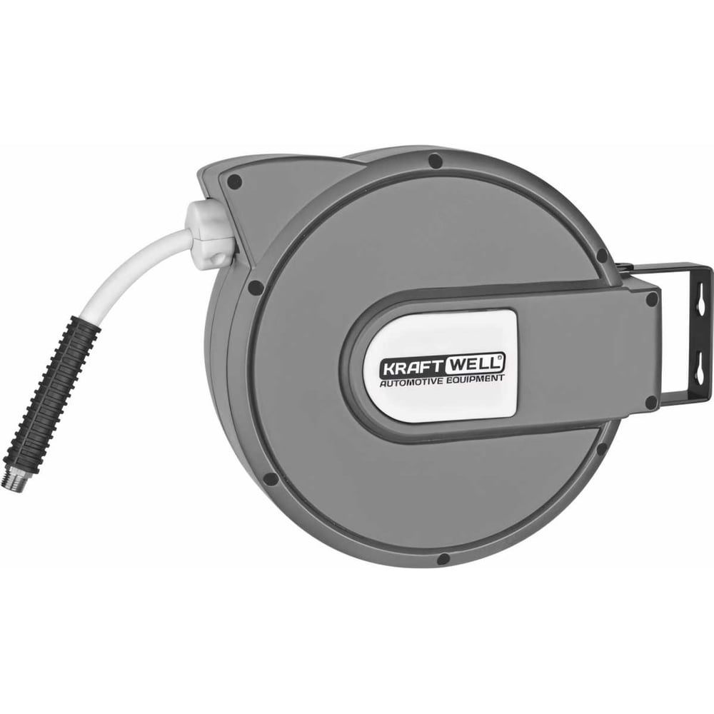 Катушка для раздачи воздуха/воды KraftWell закрытая, пластиковая, 9 м ...