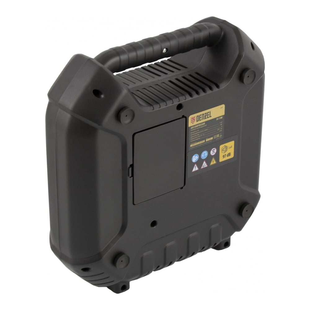 Воздушный компрессор Denzel DL1100 1,1 кВт, 180 л/мин, с набором ...