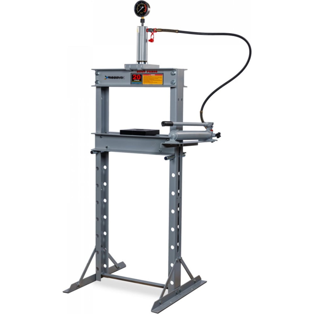 Пресс гидравлический ROSSVIK 20 тонн, напольный, цвет серый RAL 7016 HJ0804.7016 - выгодная цена ...