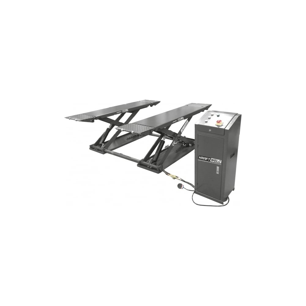 Ножничный мобильный подъемник KraftWell короткий, 3000 кг, 380 В KRW3TN ...