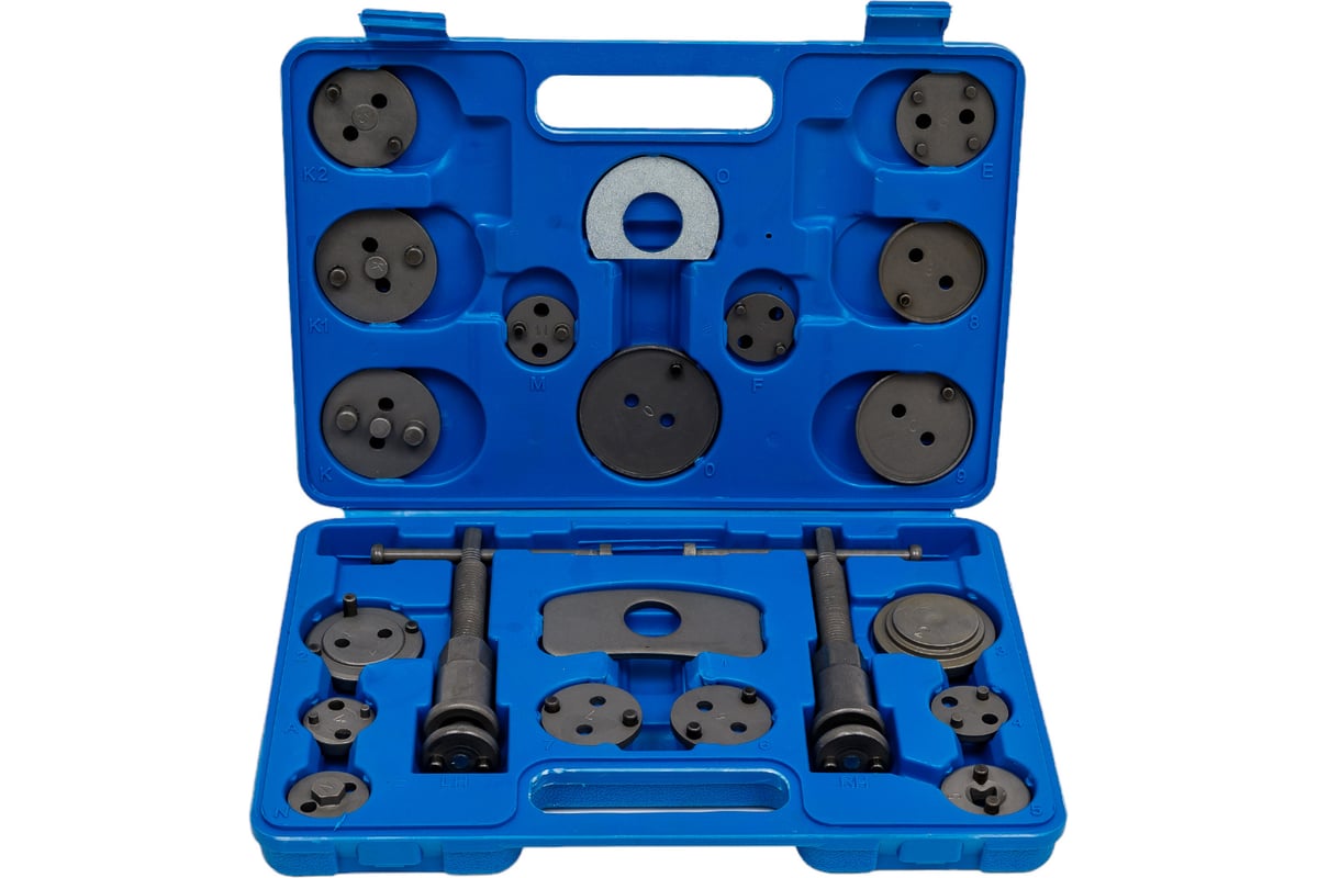 Инструмент для обслуживания тормозных суппортов WIEDERKRAFT набор 18 ...