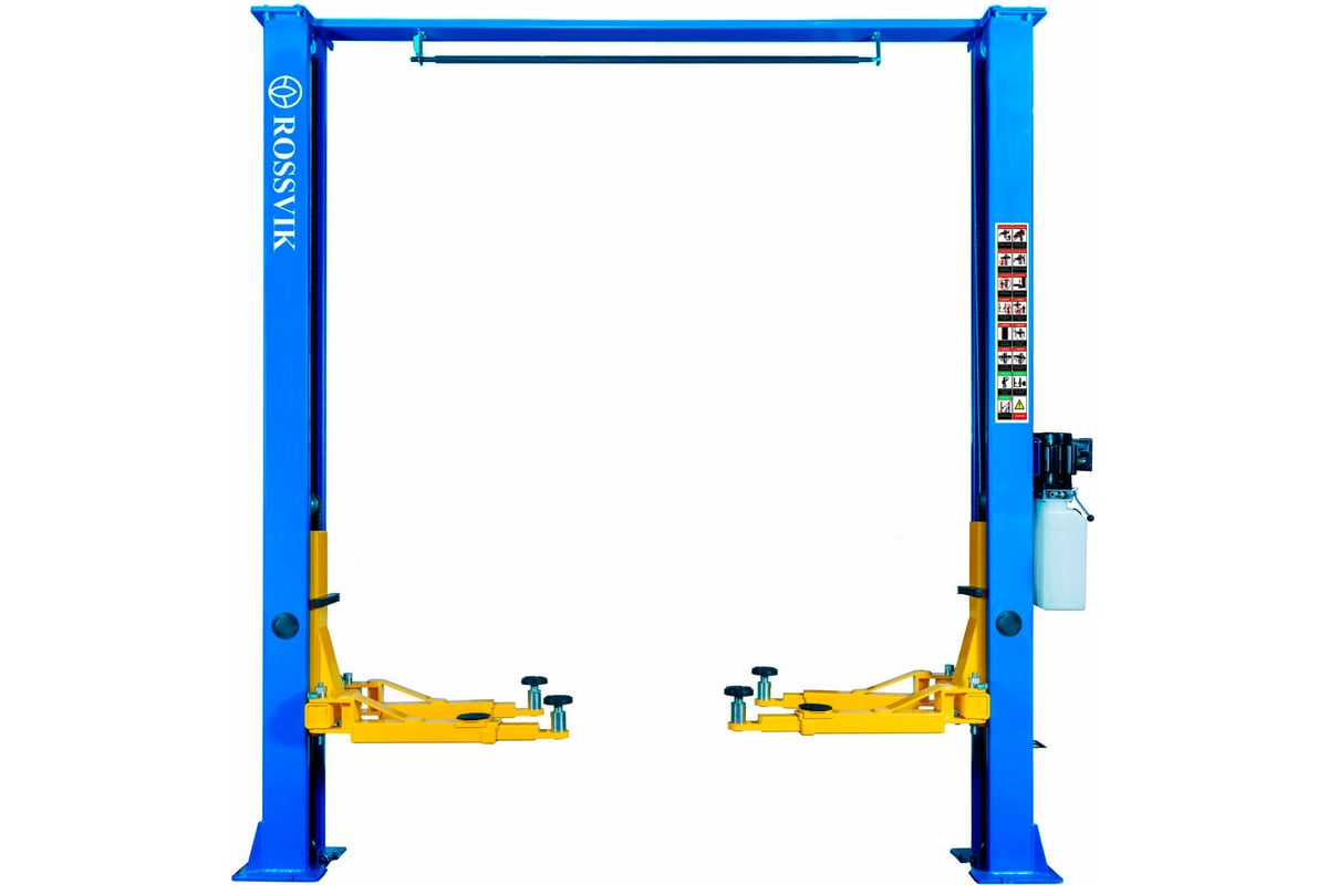 Автоподъемник двухстоечный Rossvik V2-4L г/п 4.0т, 380В электрогидравлический с верхней ...