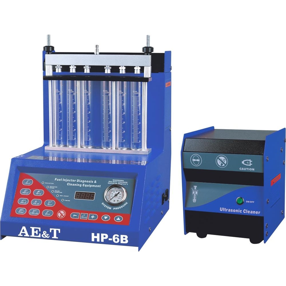 Установка для проверки с выносной ультразвуковой очисткой форсунок AE&T ...