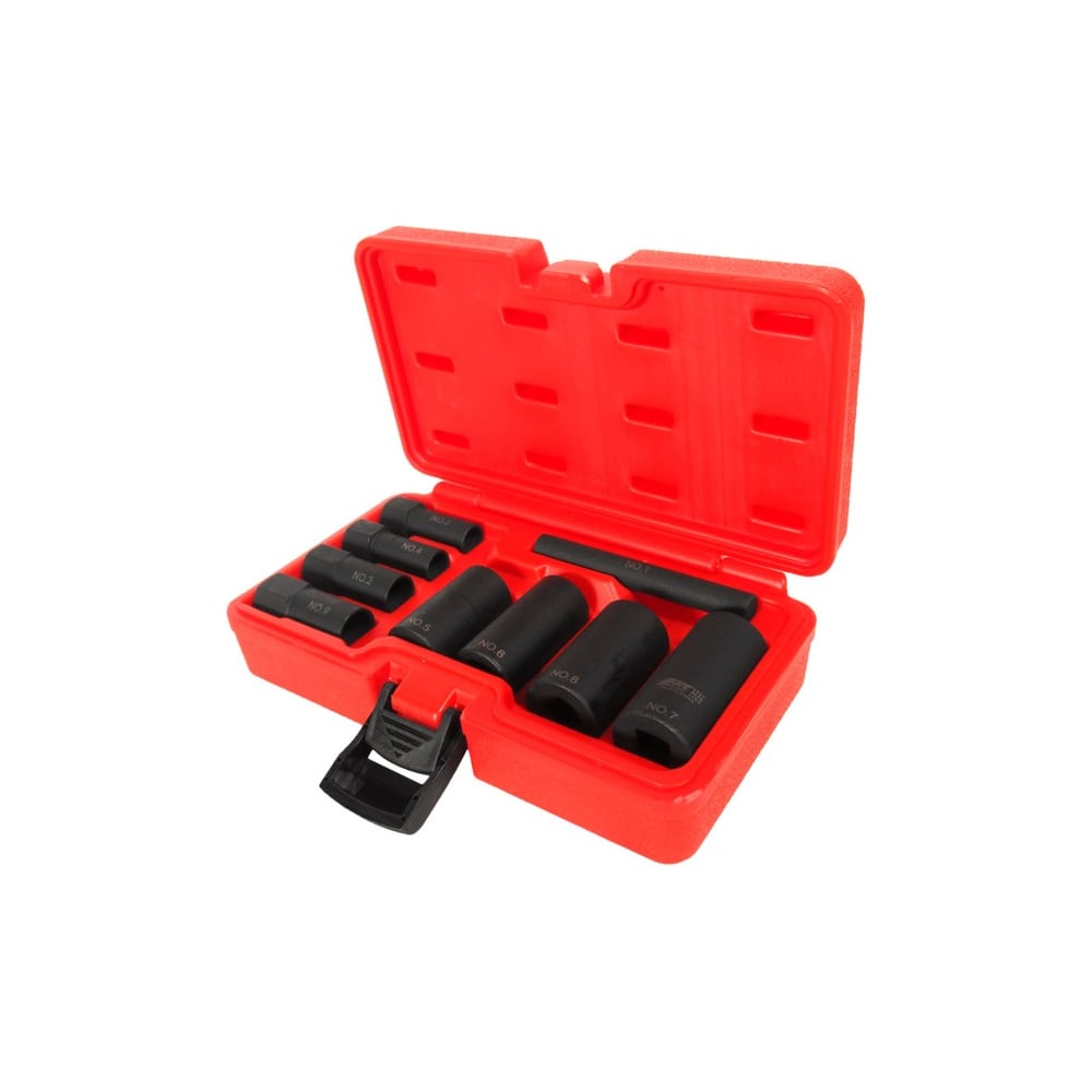 Набор головок для снятия секреток 1/2" GM, FORD, CHRYSLER в кейсе (9 ...
