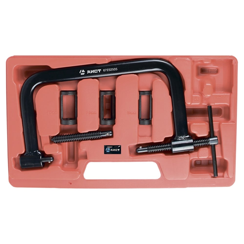 Рассухариватель клапанов - устройство для зажима пружин, 5шт в кейсе ...