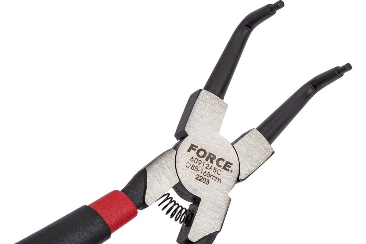 Съёмник стопорных колец без пружины 85-165мм, 90 град.сжим, 300мм FORCE ...