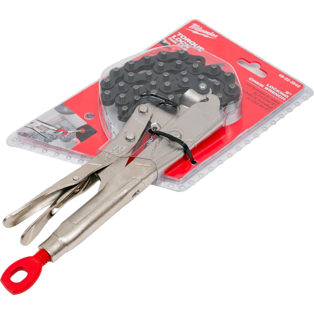 Зажим Milwaukee LOCKING CHAIN WRENCH 48223542 - выгодная цена, отзывы ...