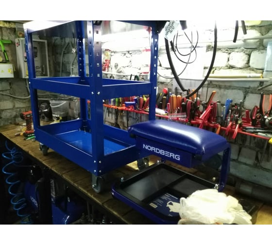 Ремонтное сиденье на колесах с выдвижным ящиком NORDBERG N30S1 ...