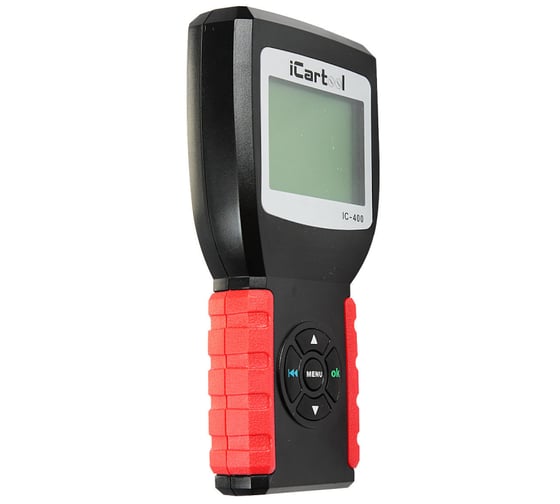 Тестер аккумуляторных батарей iCartool IC-400, АКБ 12/24В, до 2000А, тест системы пуска и ...