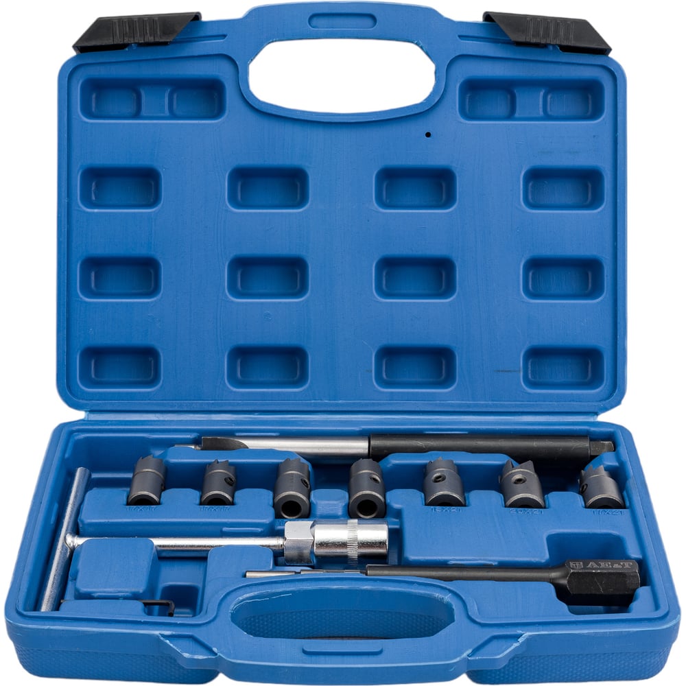 Инструмент очистки гнезд инжекторов дизелей 10 предметов AE&T TA-C1013 ...