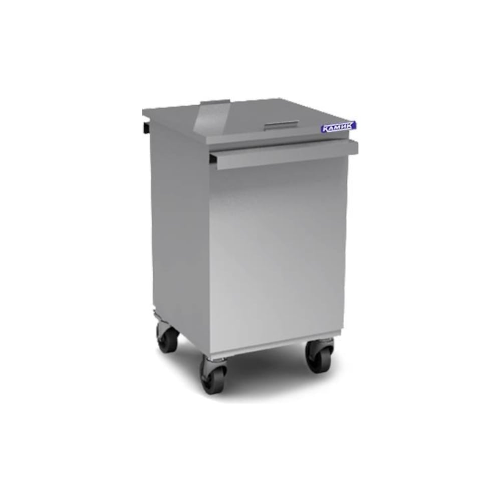 Бак КАМИК на колесах 600х600х700 с крышкой, размер емкости 530х570х525 ...