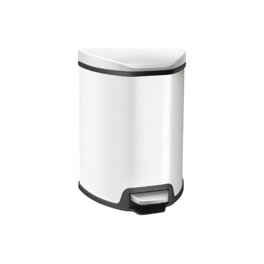 Урна для мусора PRIMANOVA GRACE 5 л, из нерж. стали, с крышкой и ...