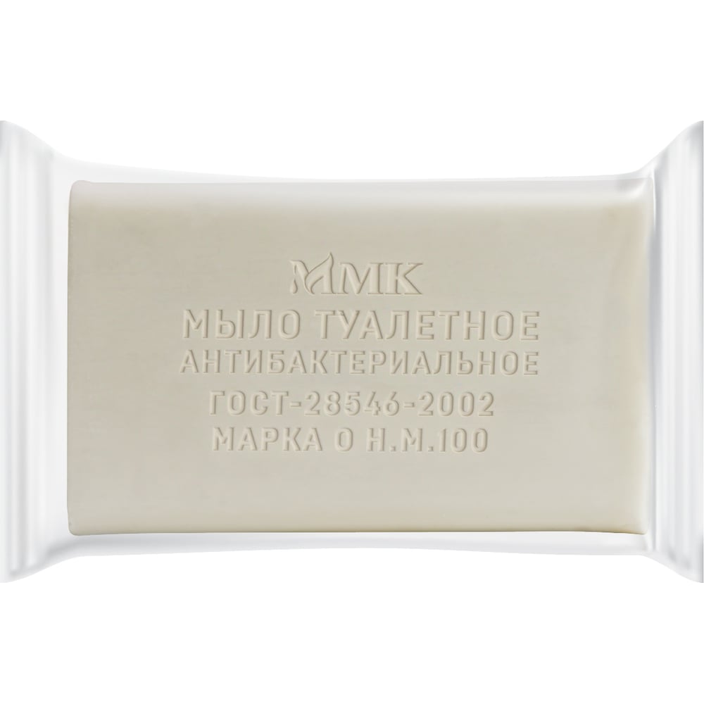Туалетное мыло ММК 100 гр. "Антибактериальное" в прозрачной обертке ...