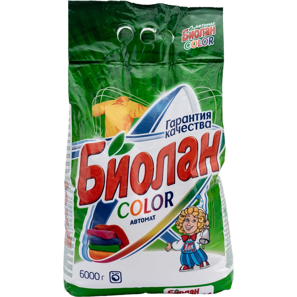 Стиральный порошок-автомат БИОЛАН 6кг Color 714-4 108-4 602067 ...