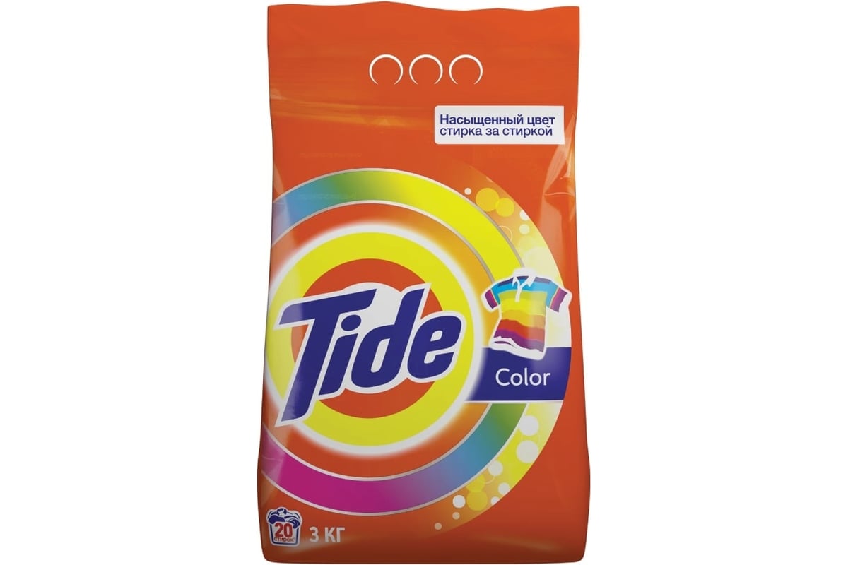 Стиральный порошок-автомат TIDE 3 кг Color 602409 - выгодная цена ...