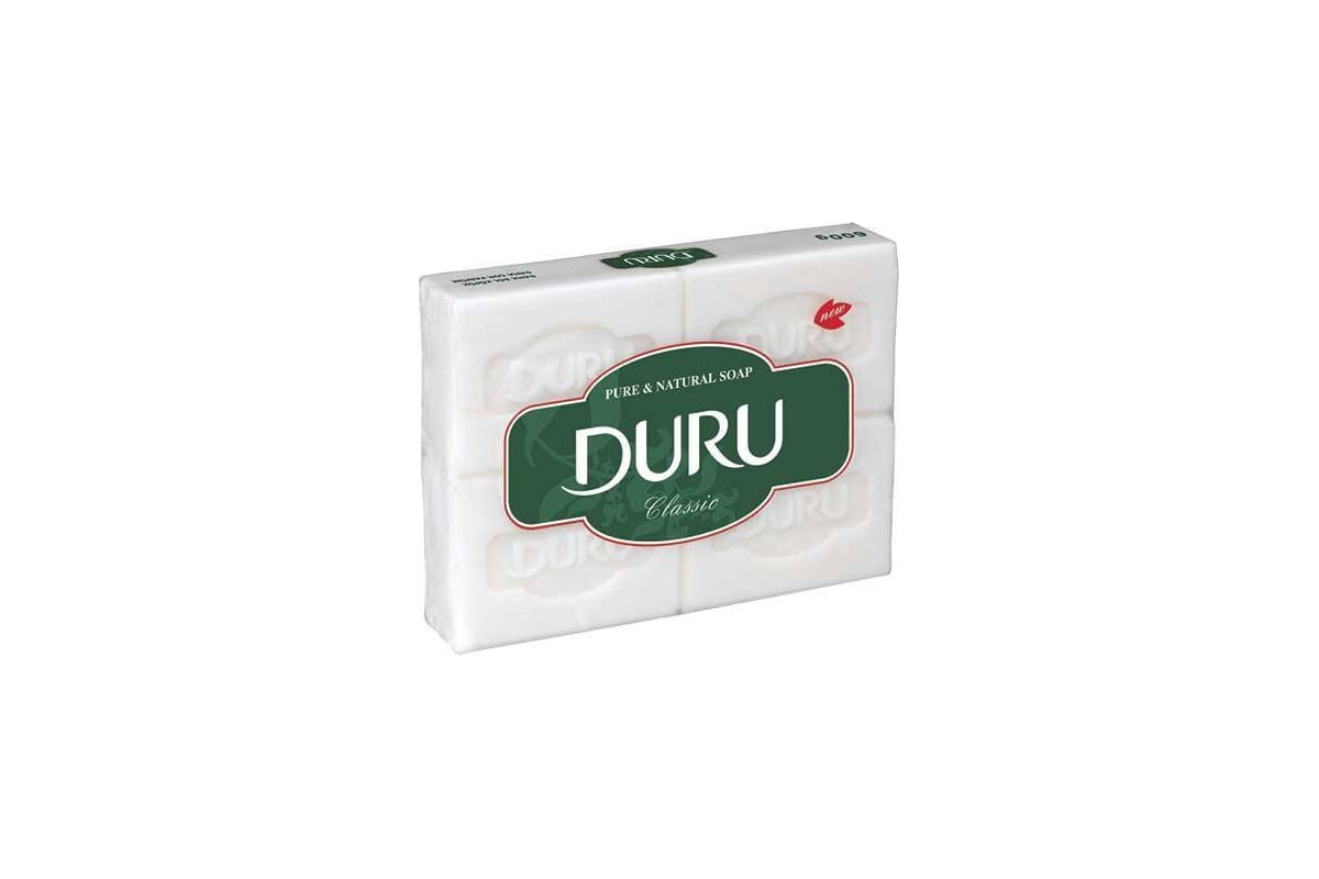 Хозяйственное мыло CLEAN&WHITE DURU КЛАССИК 4х125 г 1680 - выгодная ...