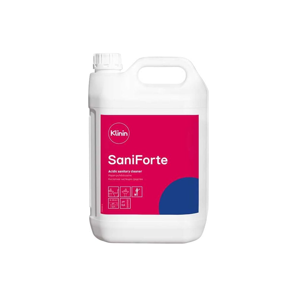 Кислотное чистящее средство для ванной комнаты Klinin SANIFORTE 5 л ...