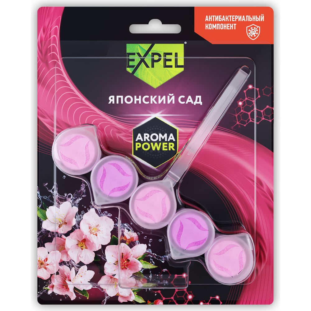 Средство чистящее для унитаза Expel aromapower японский сад (12/120 ...