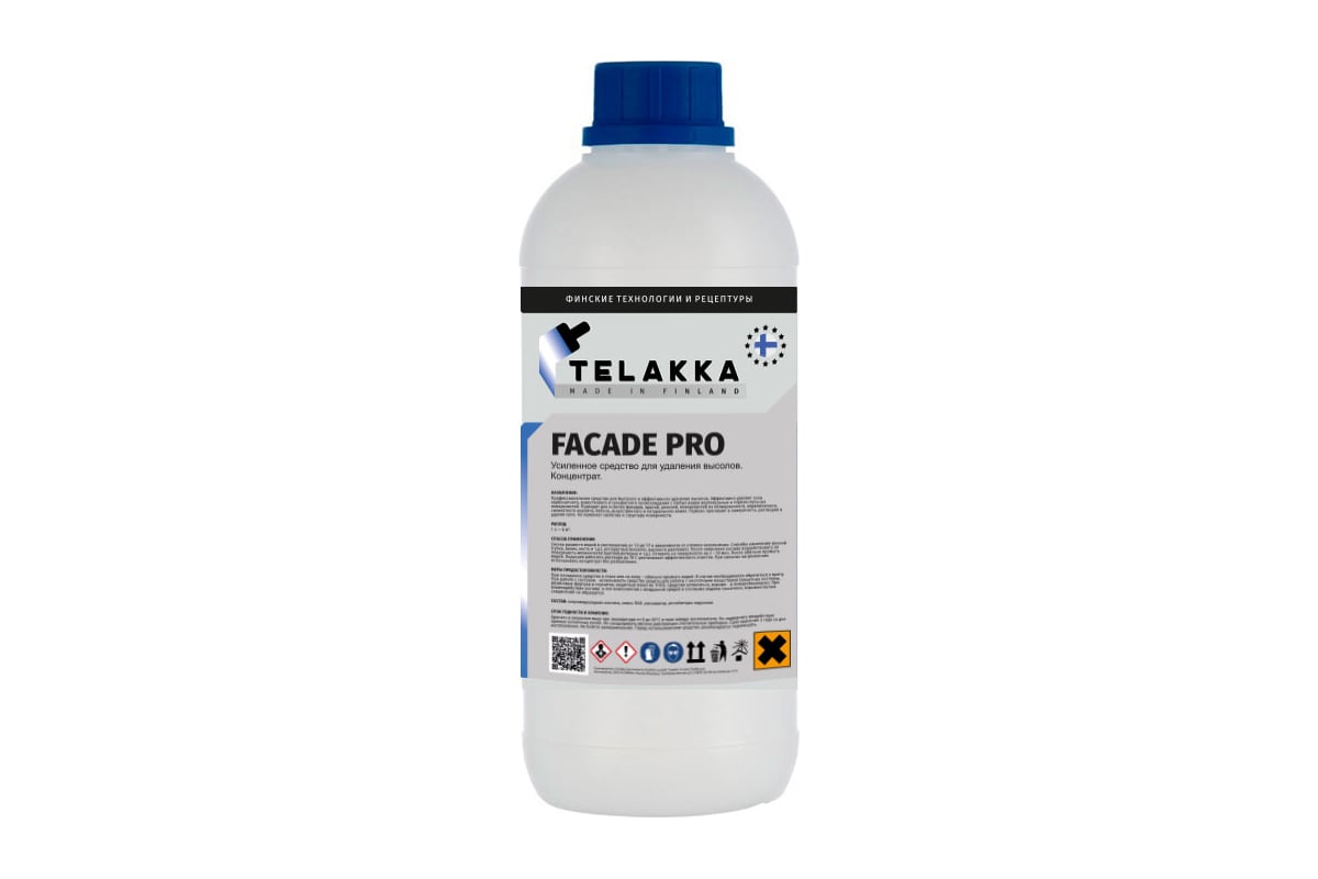 Усиленное средство от высолов Telakka FACADE PRO 1л 4673763647186 ...