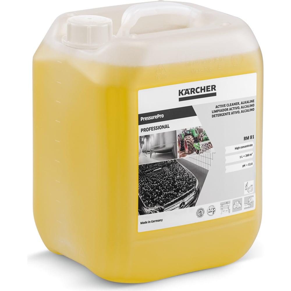 Щелочное активное чистящее средство Karcher RM 81 PressurePro, 10 л 6. ...